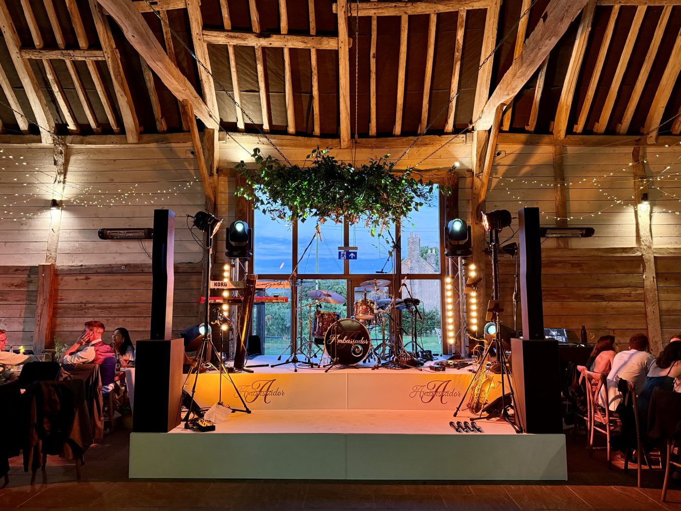 Wedding Party Band at The Cherry Barn in Rye | Ambassador Band
