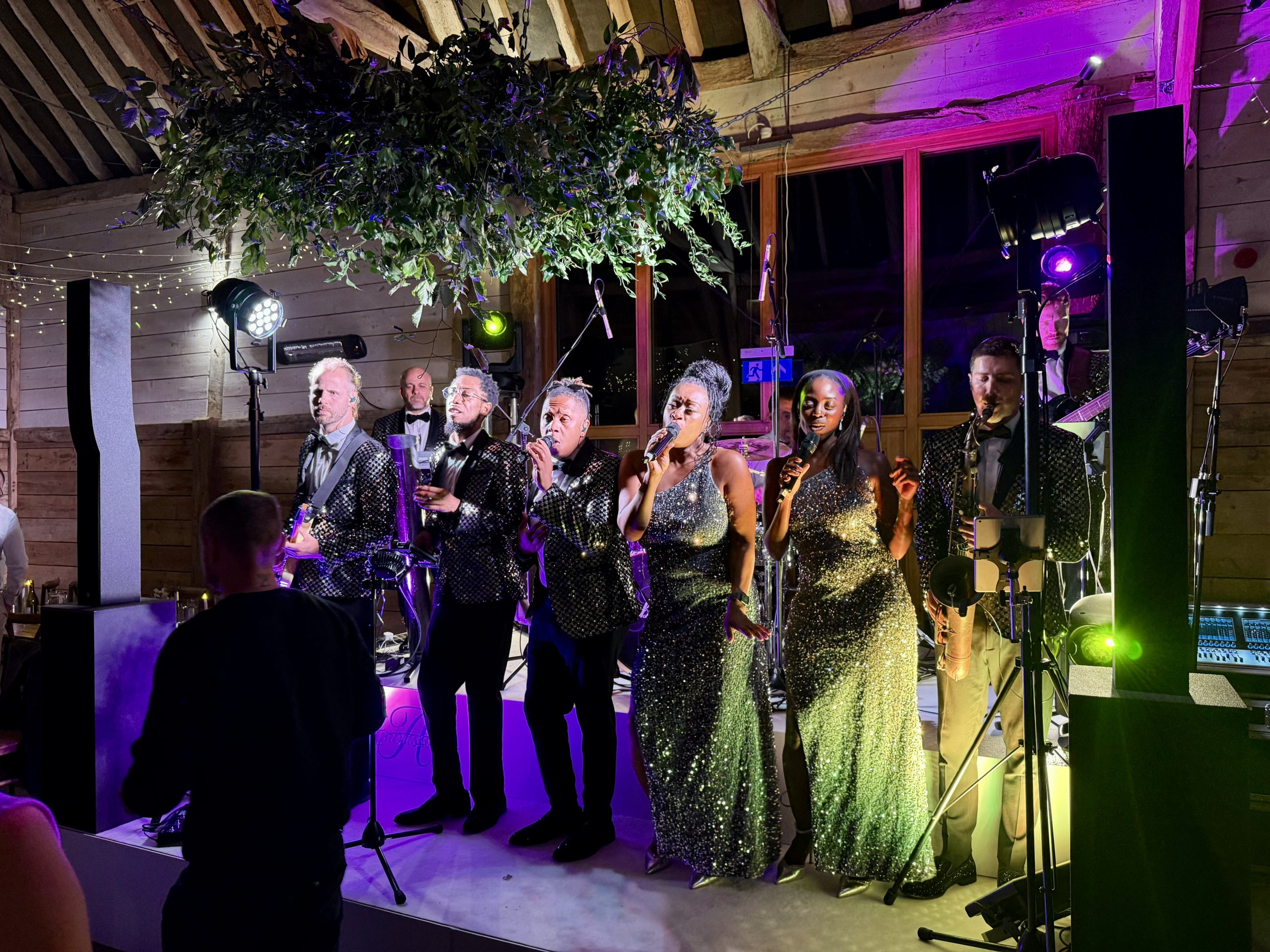 Wedding Party Band at The Cherry Barn in Rye | Ambassador Band